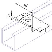 Galvanised, 1373011 | Kwikstrut